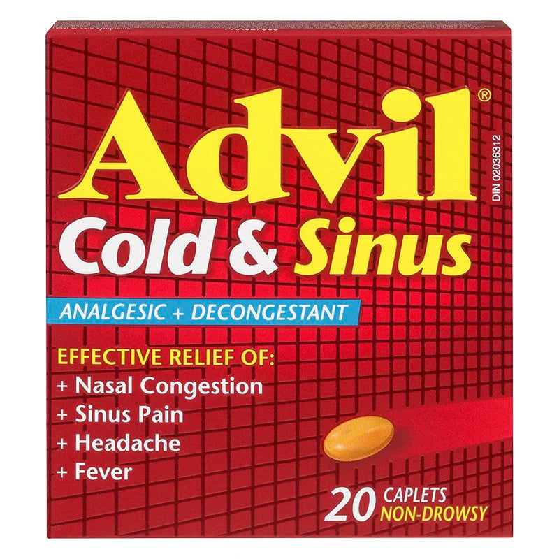 Advil Cold & Sinus — GreenShield Pharmacy Health Store