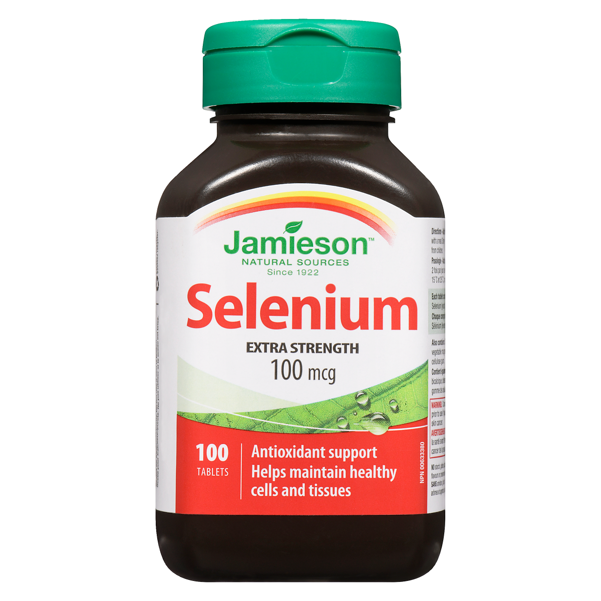 Jamieson Selenium Extra Strength 100 mcg 100 Tablets — GreenShield ...