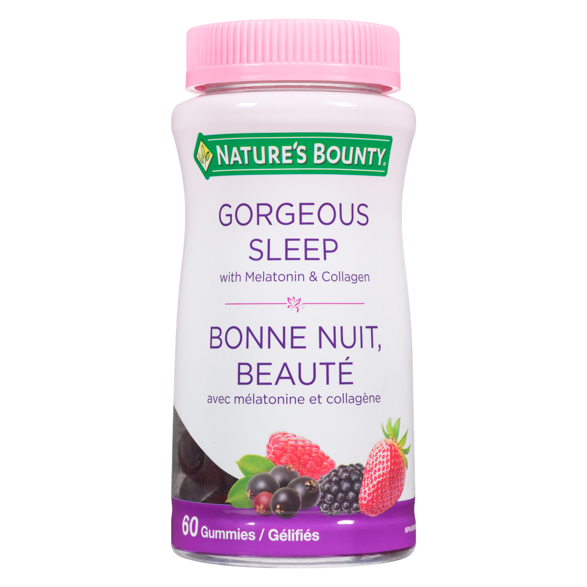 Nature's Bounty Gorgeous Sleep with Melatonin & Collagen 60 Gummies ...