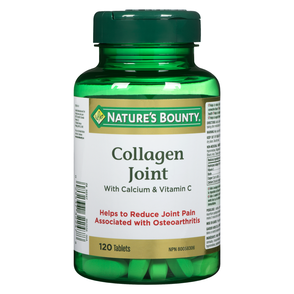 Nature's Bounty Collagen Joint 120 Tablets — GreenShield Pharmacy ...