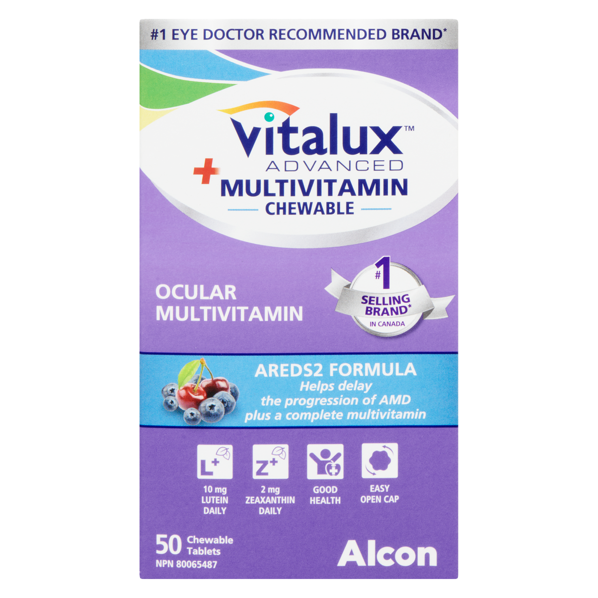Vitalux Advanced + Multivitamin Chewable Ocular Multivitamin 50 Chewab ...