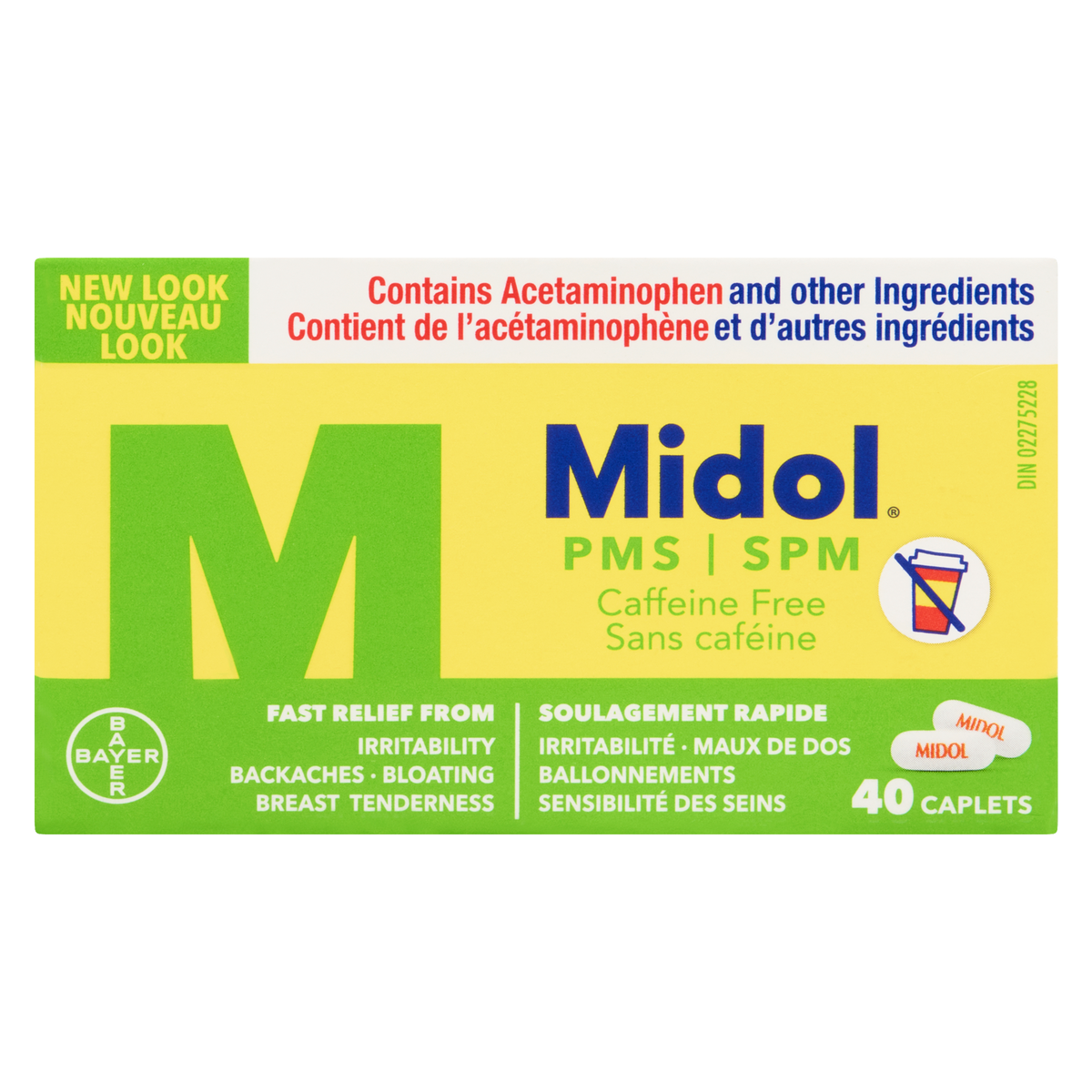 Midol PMS 40 Caplets — GreenShield Pharmacy Health Store