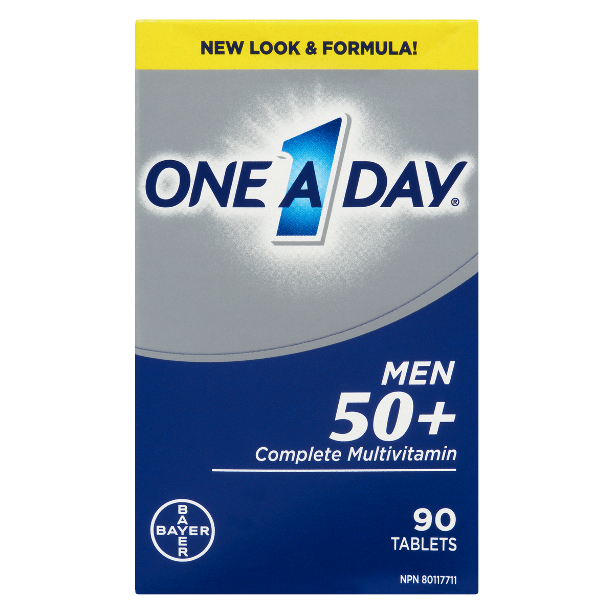 One A Day Complete Multivitamin Men 50+ 90 Tablets — GreenShield ...