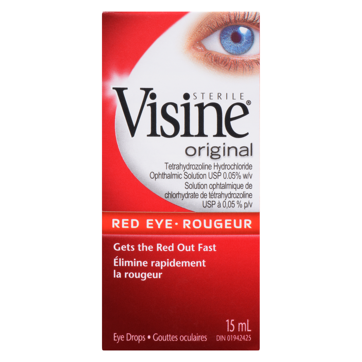 Visine Eye Drops Sterile Original Red Eye 15 ml — GreenShield Pharmacy ...
