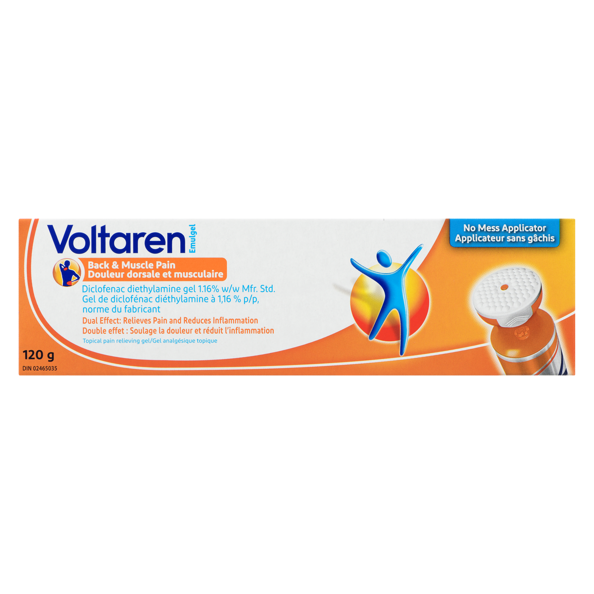 Voltaren Emulgel Topical Pain Relieving Gel 120 g — GreenShield ...