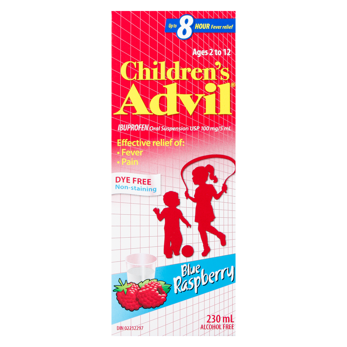 Advil Ibuprofène Suspension buvable pour enfants USP 100 mg/5 ml 2 à 1 ...