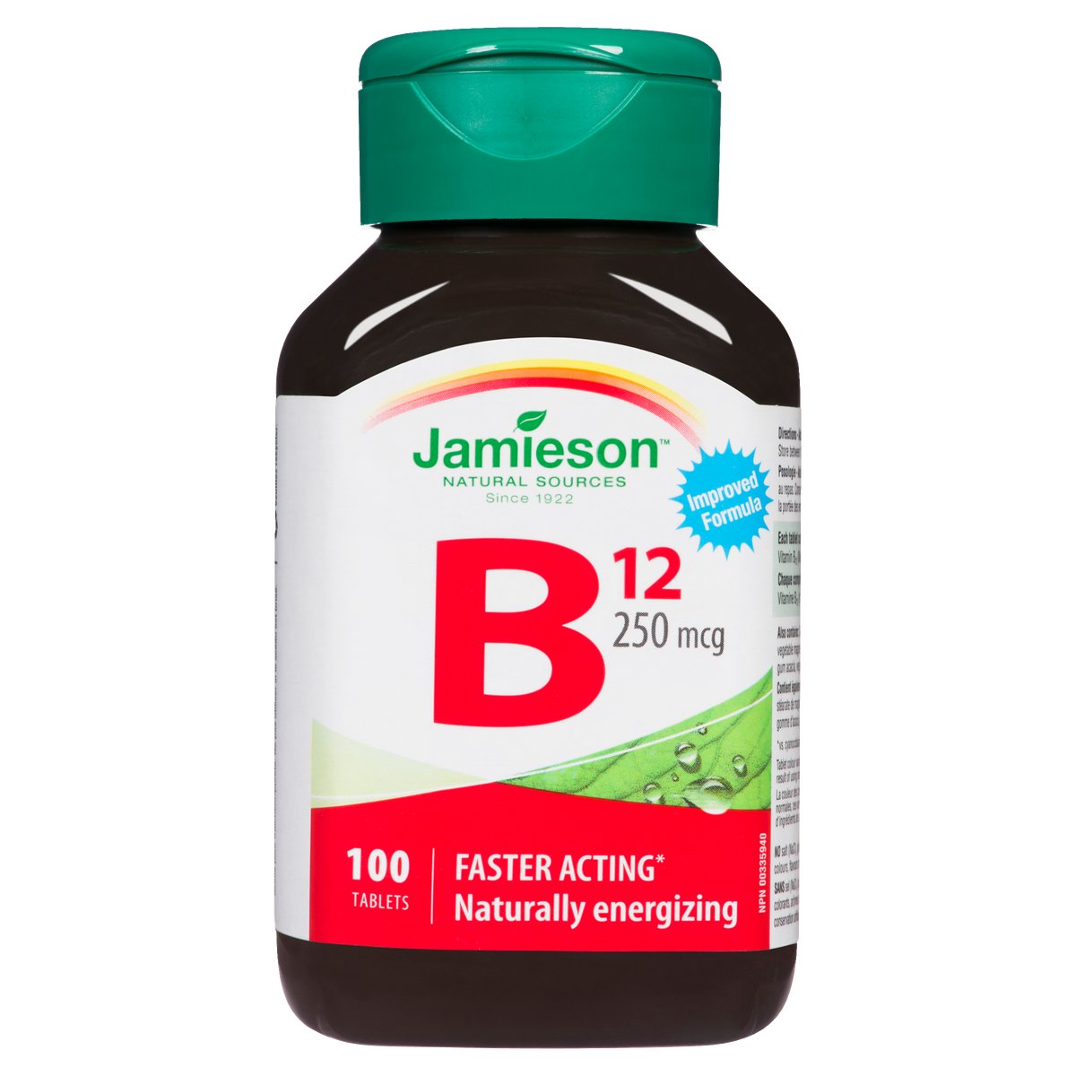 Jamieson B12 250 mcg 100 Tablets — GreenShield Pharmacy Health Store