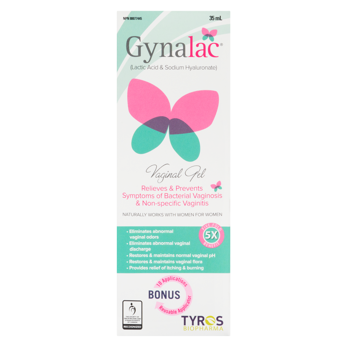 Gynalac Vaginal Gel 35 ml — GreenShield Pharmacy Health Store