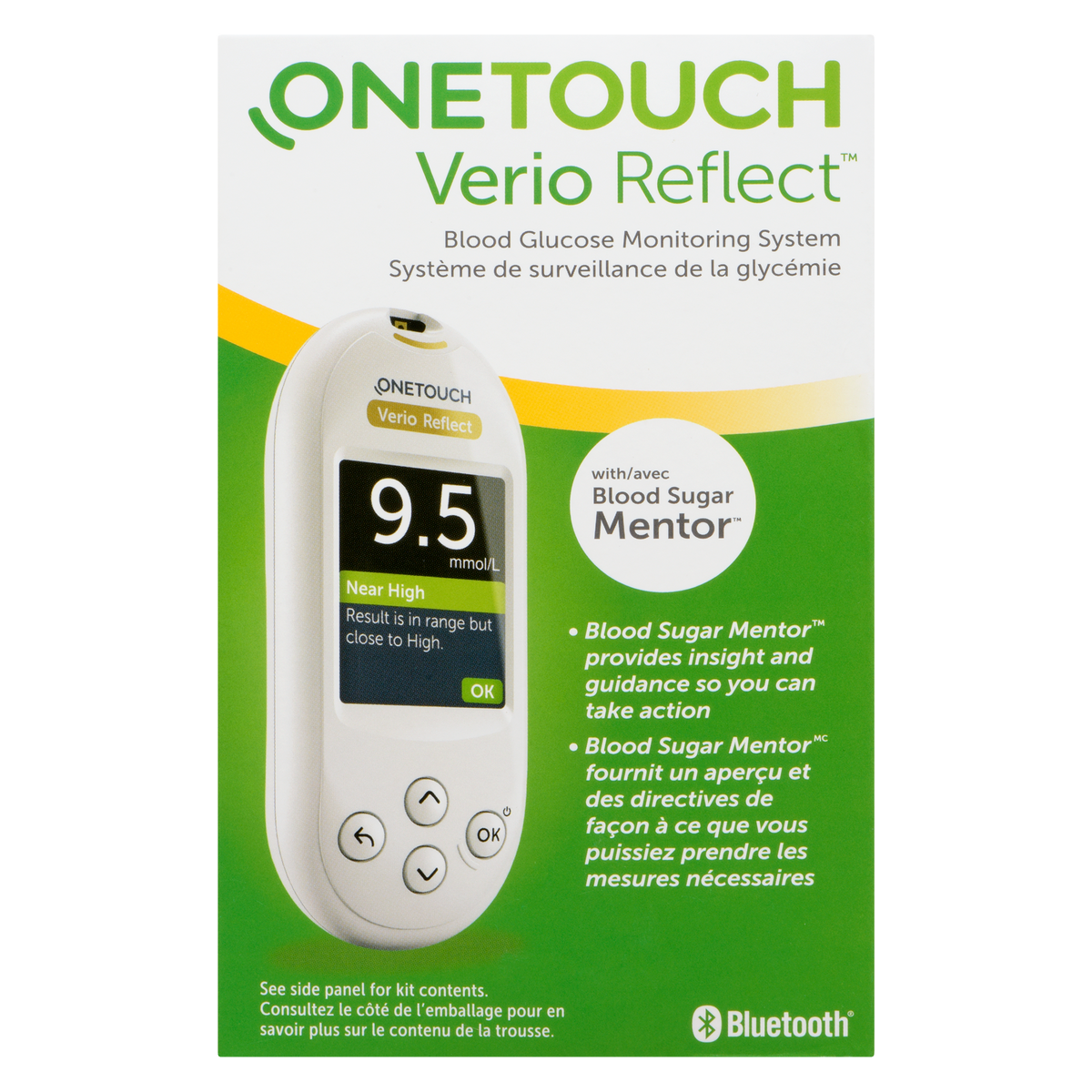 OneTouch Verio Reflect Blood Glucose Monitoring System with Blood Suga ...