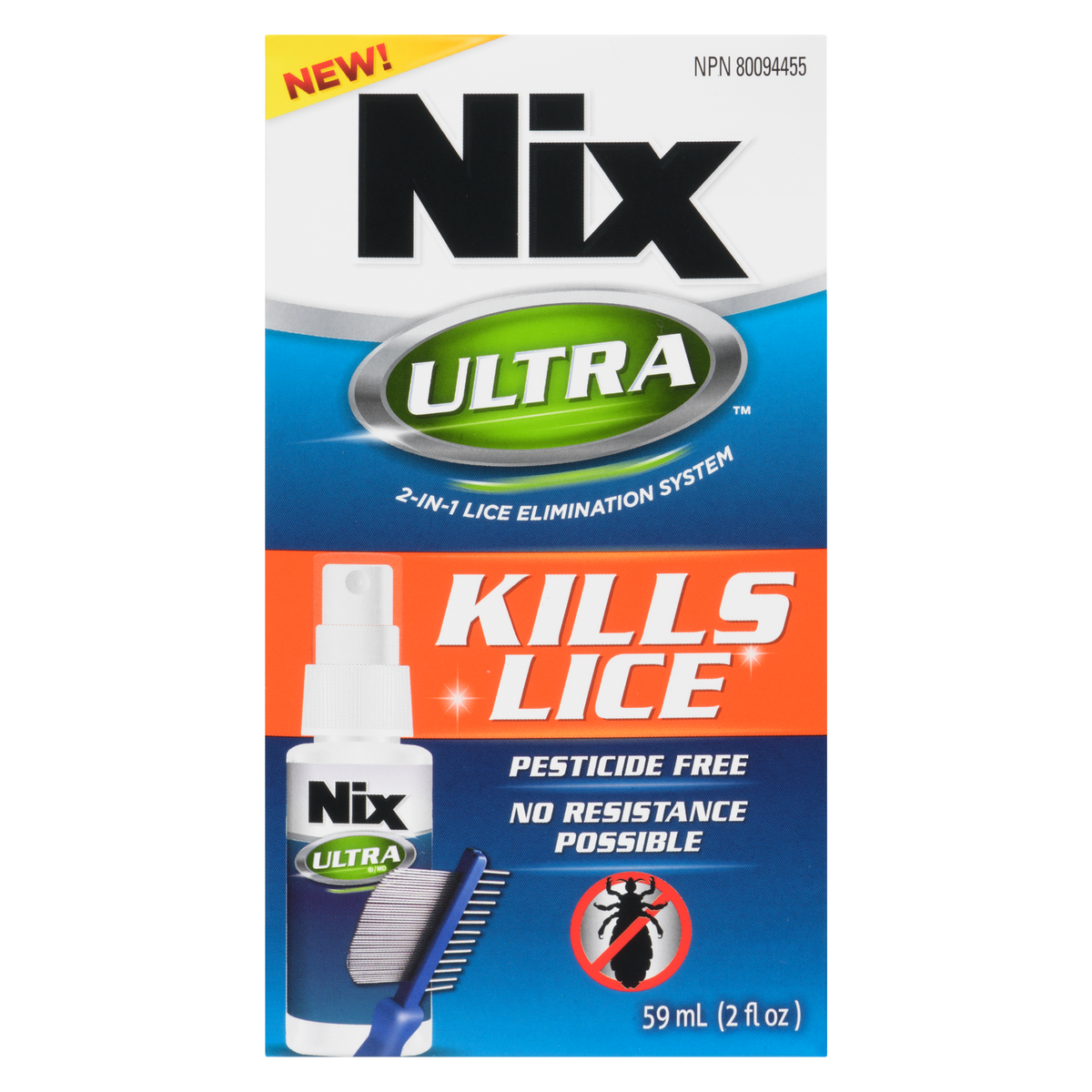 Nix Ultra 2-in-1 Lice Elimination System 59 ml — GreenShield Pharmacy ...
