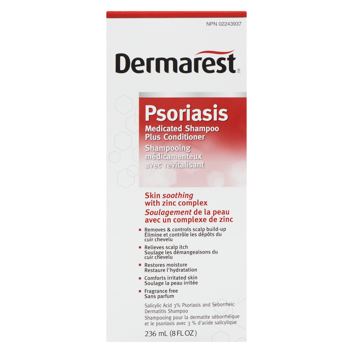 Dermarest Psoriasis Medicated Shampoo Plus Conditioner 236 ml ...