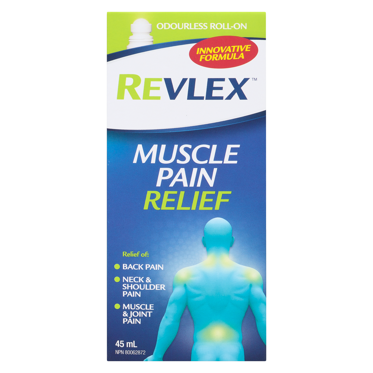 Revlex Odourless Roll-On Lotion Muscle Pain Relief 45 ml — GreenShield ...