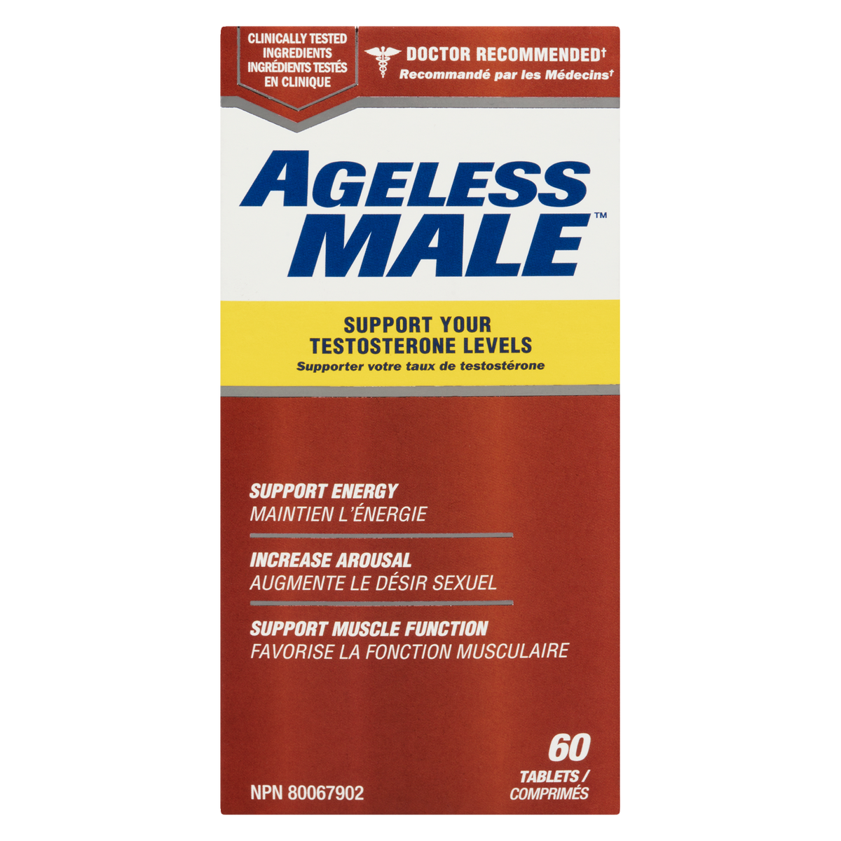 Ageless Male 60 Comprimés - GreenShield Pharmacy Health Store