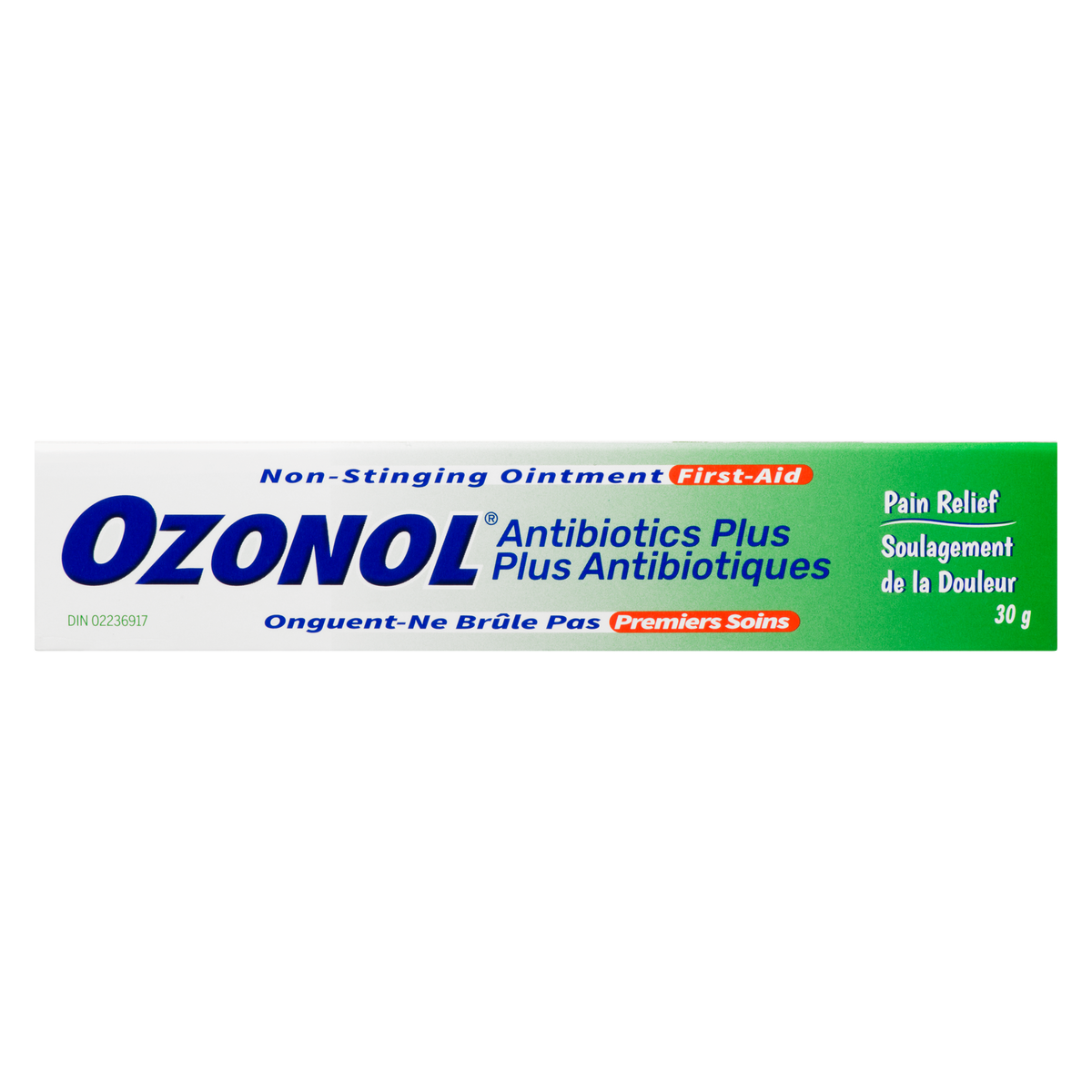 Ozonol Antibiotics Plus Non-Stinging Ointment 30 g — GreenShield ...