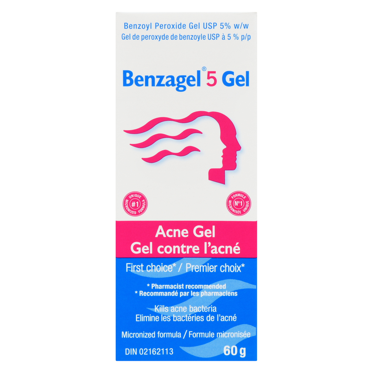Benzagel 5 Gel Acne Gel 60 g — GreenShield Pharmacy Health Store
