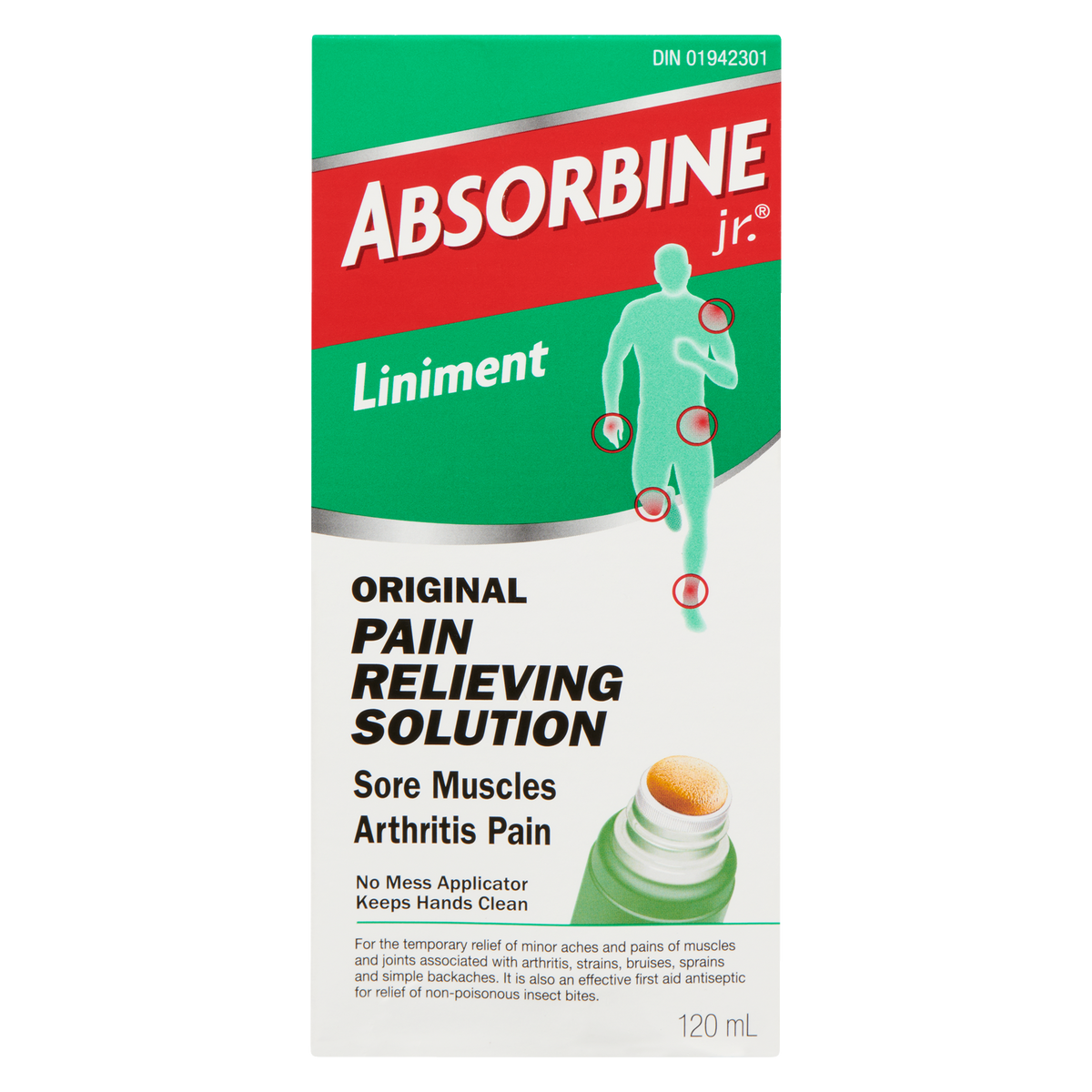 Absorbine Jr. Liniment Original Pain Relieving Solution 120 ml ...