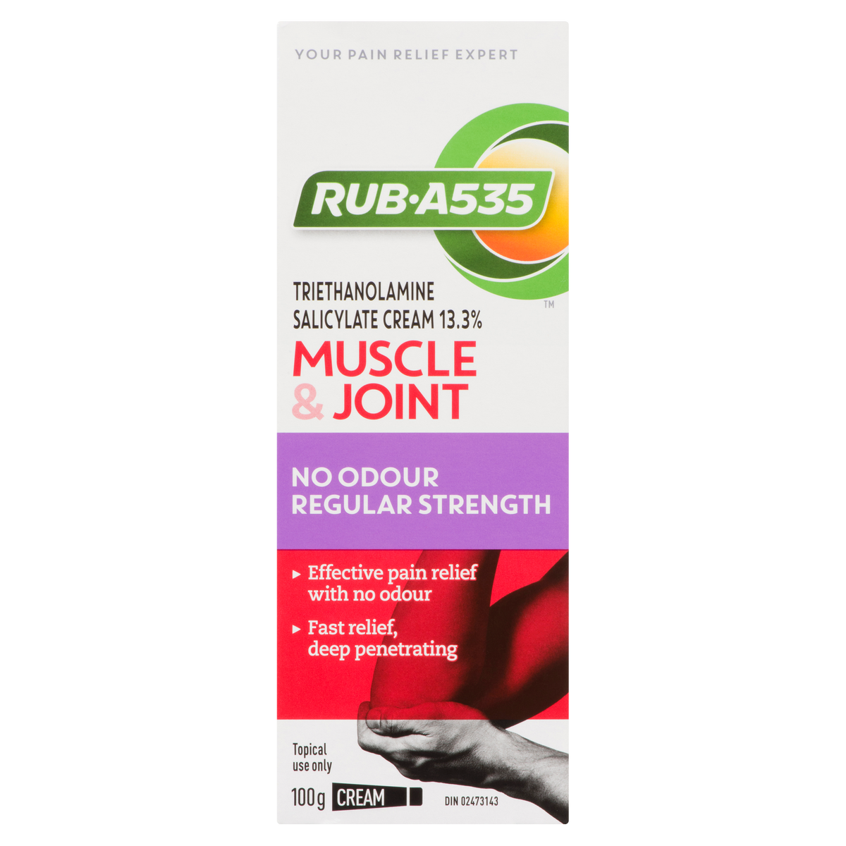 Rub A535 Muscle & Joint Cream No Odour Regular Strength 100 g ...