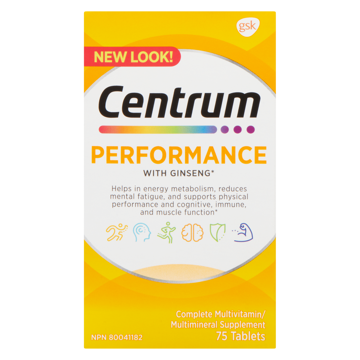 Centrum Complete Multivitamin Multimineral Supplement Performance 75 T ...