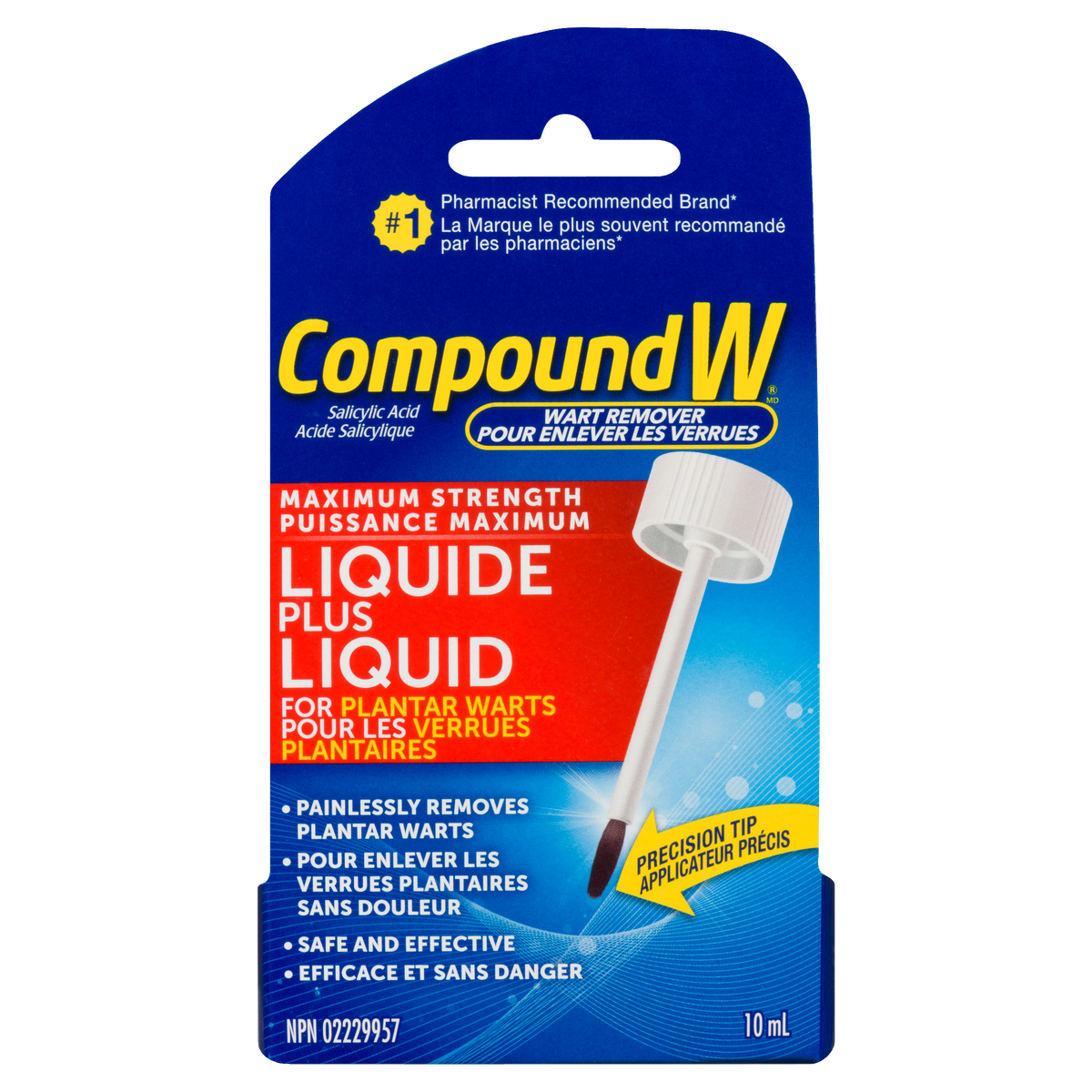 Compound W Salicylic Acid Liquid Plus Wart Remover 10 ml — GreenShield ...