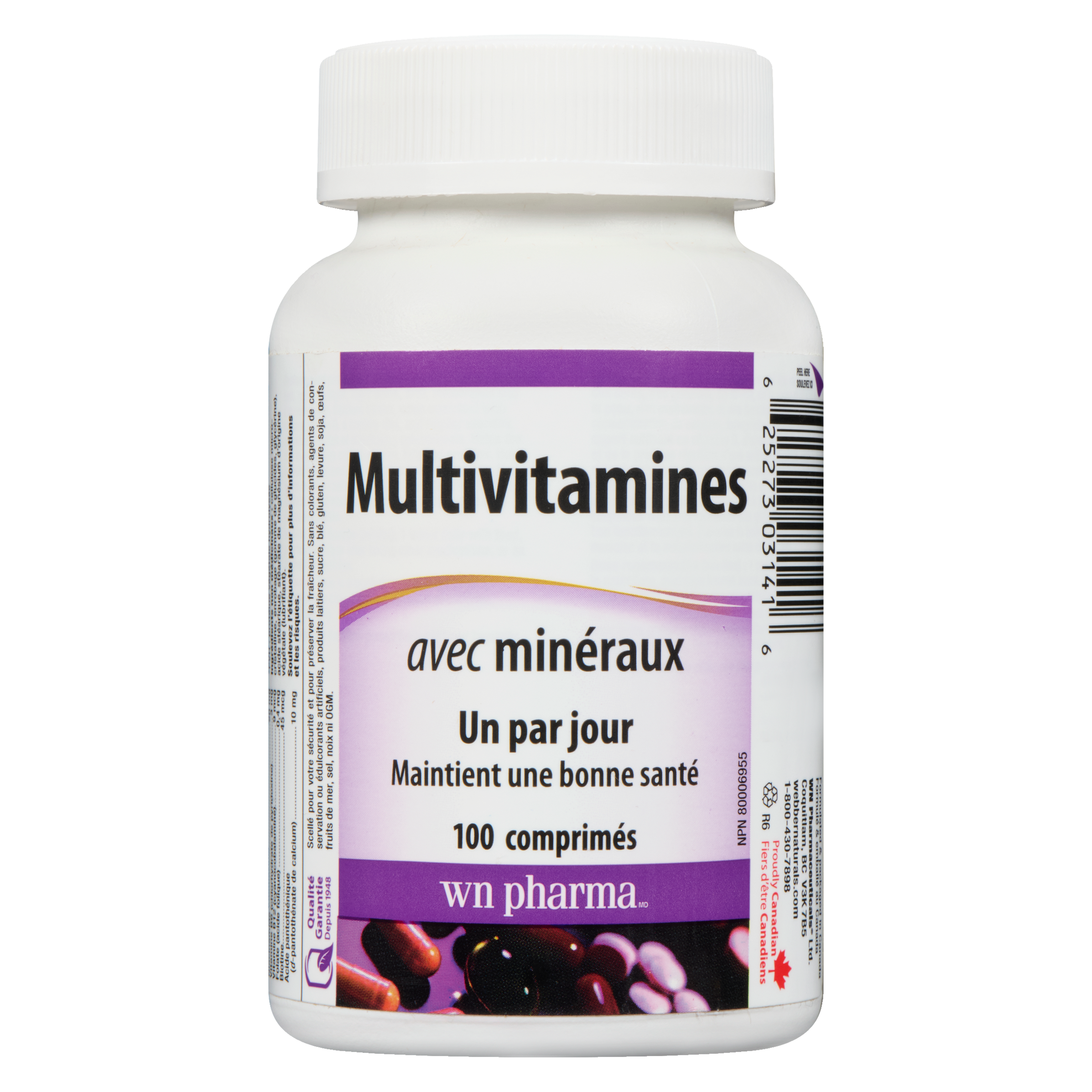WN Pharma Multi Vitamin with Minerals One per Day 100 Tablets ...