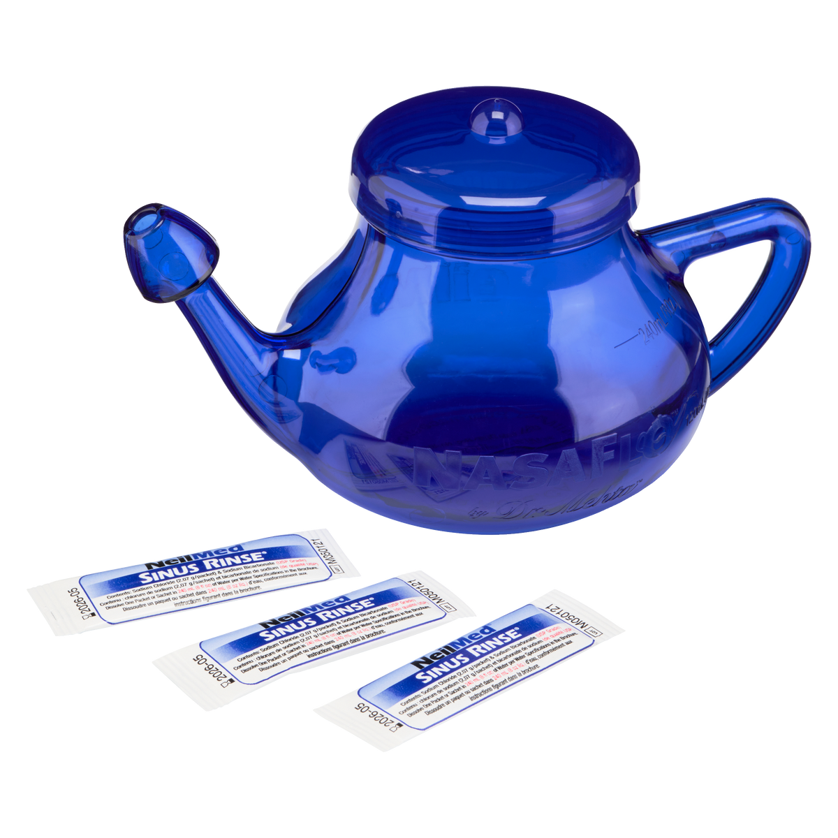 NeilMed NasaFlo Neti Pot 50 Premixed Packets — GreenShield Pharmacy ...