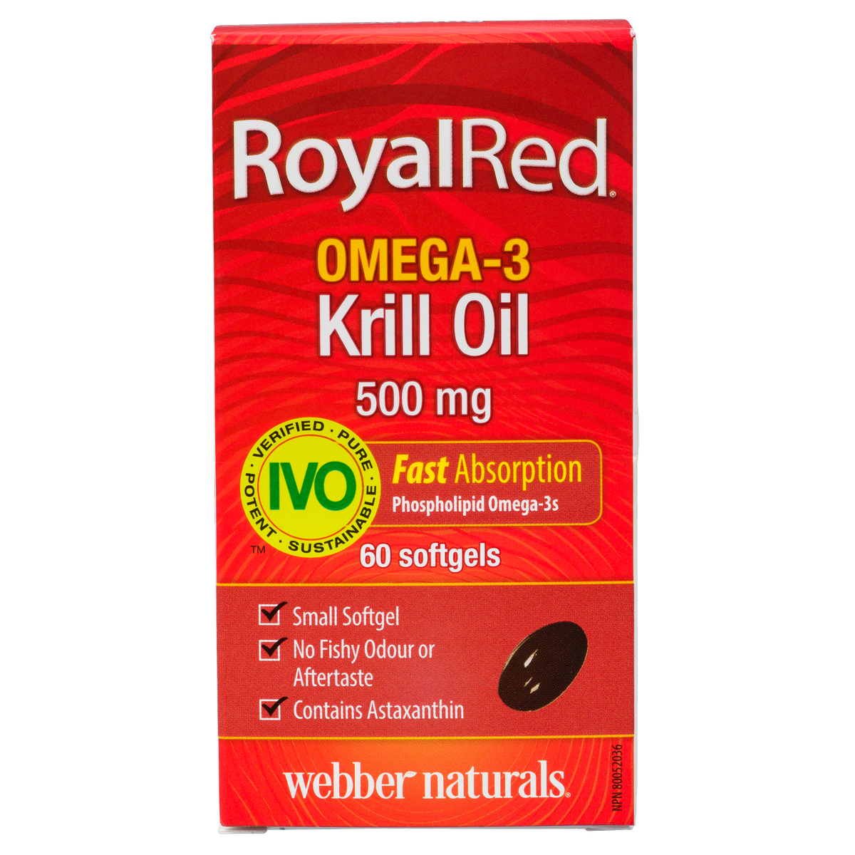 Royal Red Omega-3 Krill Oil 500 mg 60 Softgels — GreenShield Pharmacy ...