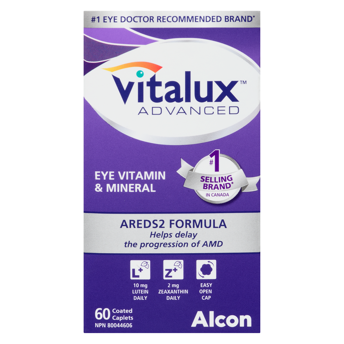 Vitalux Advanced Eye Vitamin & Mineral 60 Coated Caplets — GreenShield ...