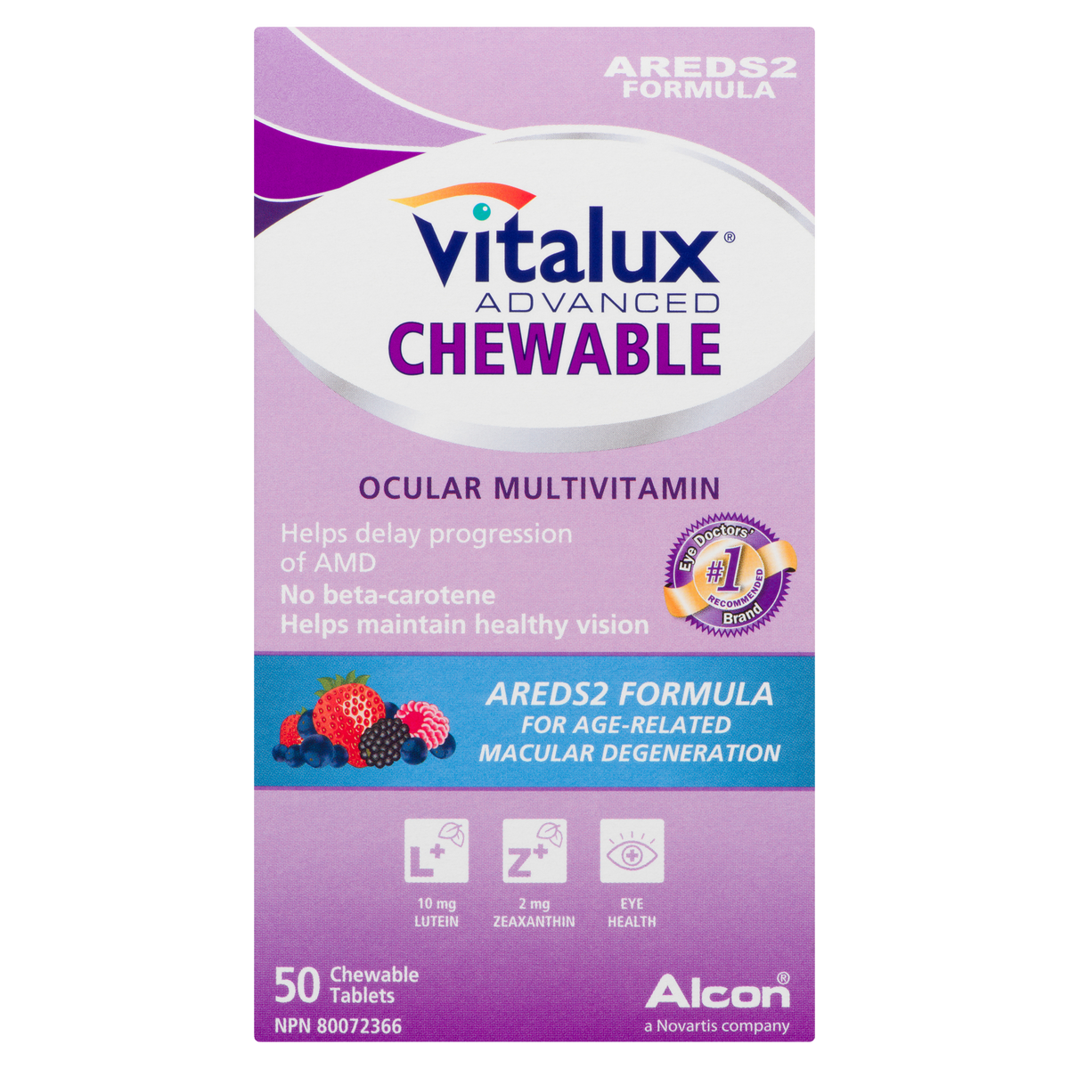 Vitalux Advanced Chewable Ocular Multivitamin 50 Chewable Tablets ...