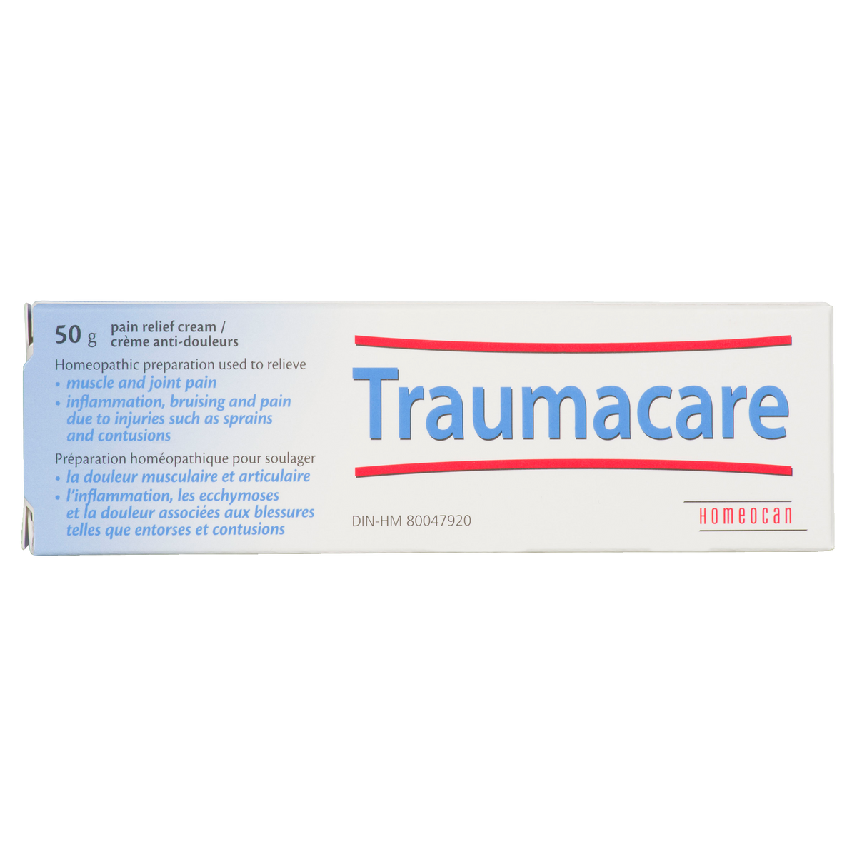 Homeocan Traumacare Pain Relief Cream 50 g — GreenShield Pharmacy Health Store