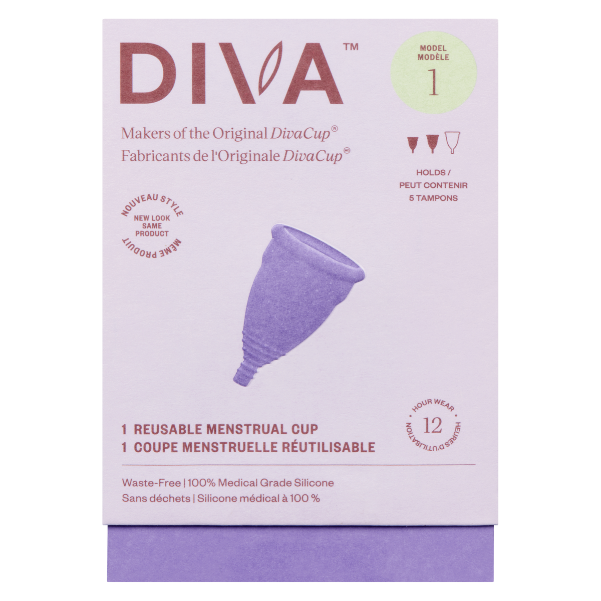 Diva Model 1 1 Reusable Menstrual Cup — GreenShield Pharmacy Health Store