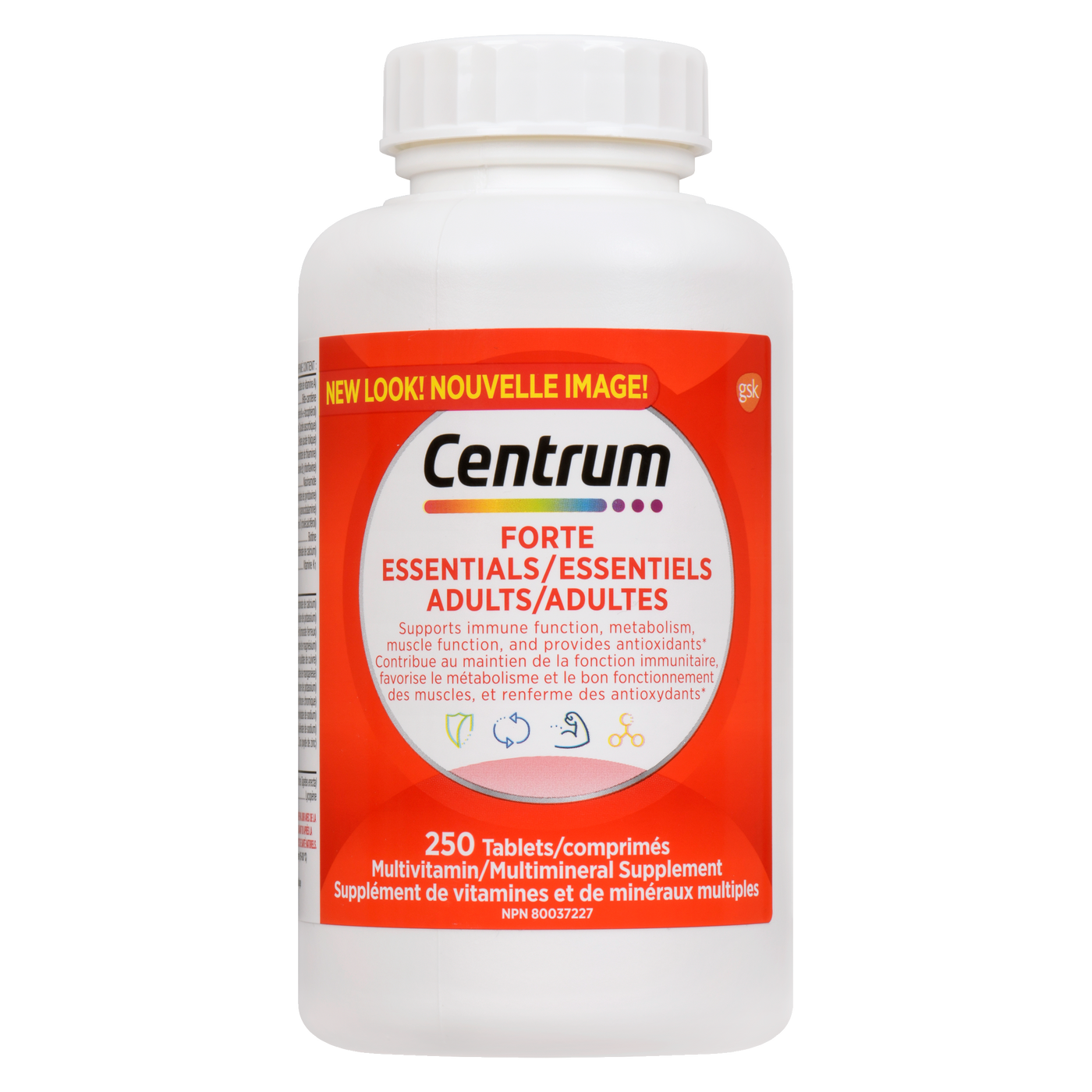 Centrum Forte Essentials Multivitamin/Multimineral Supplement Adults 2 ...