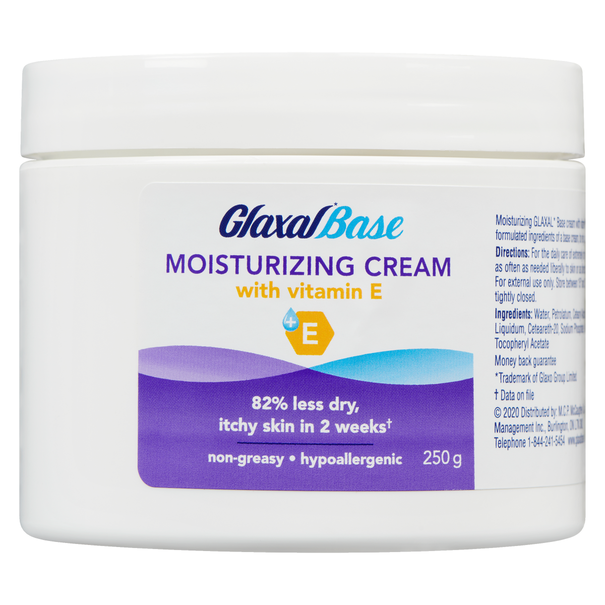 Glaxal Base Moisturizing Cream with Vitamin E 250 g — GreenShield ...