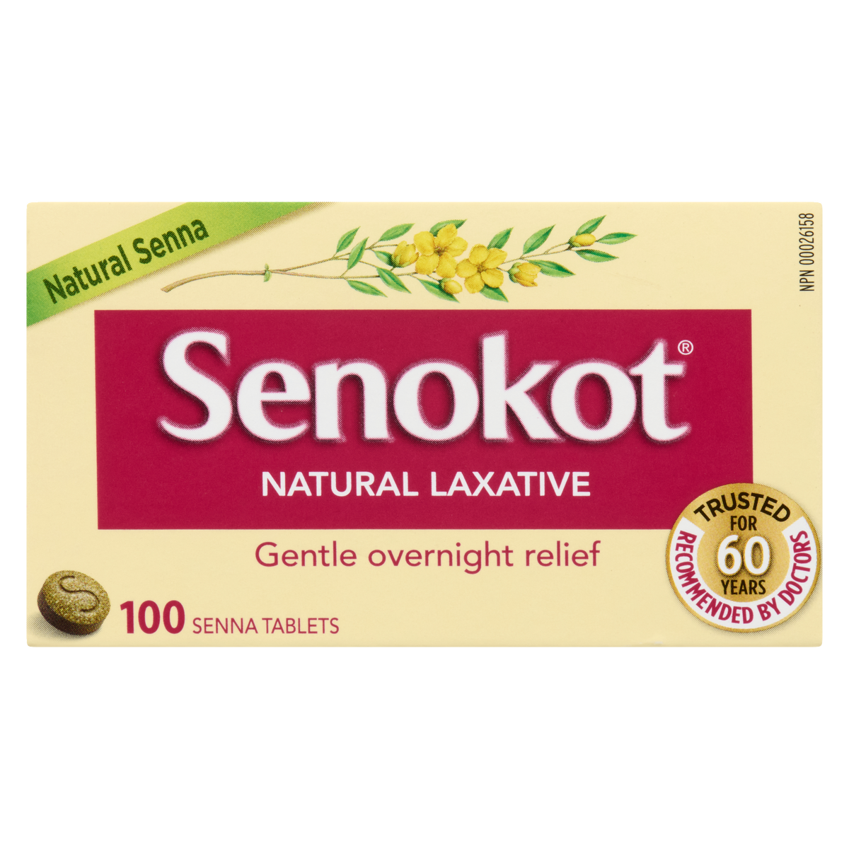 Senokot Natural Laxative 100 Senna Tablets — GreenShield Pharmacy
