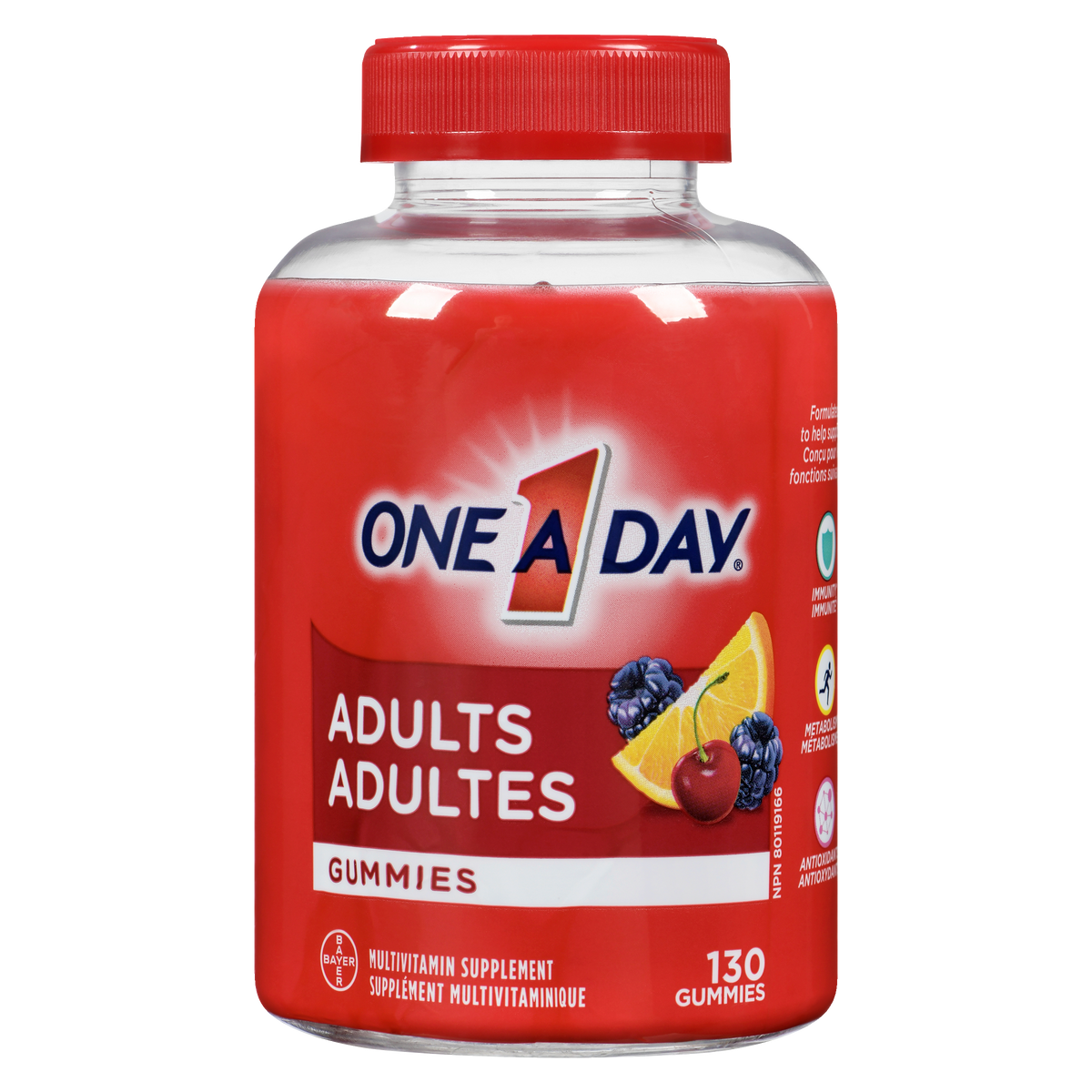 One A Day Multivitamin Supplement Adults 130 Gummies — GreenShield ...