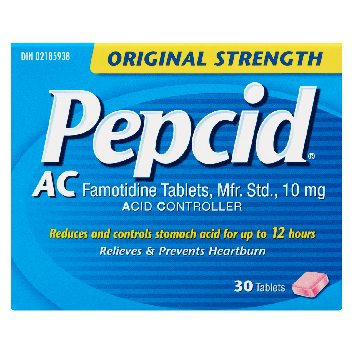 Pepcid Acid Controller Original Strength 30 Tablets — GreenShield ...