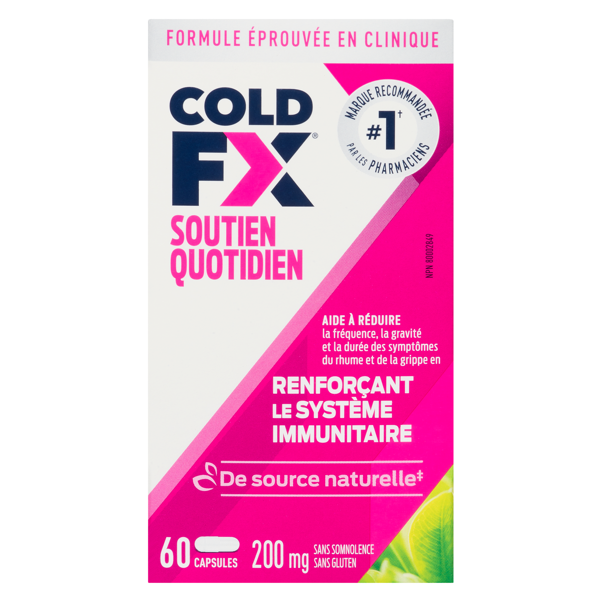 COLD-FX Daily Support Capsules 200 mg 60 Capsules — GreenShield ...