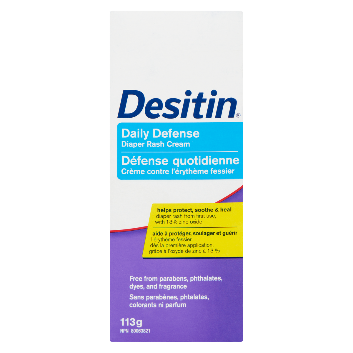 Desitin Diaper Rash Cream Daily Defense 113 g — GreenShield Pharmacy ...