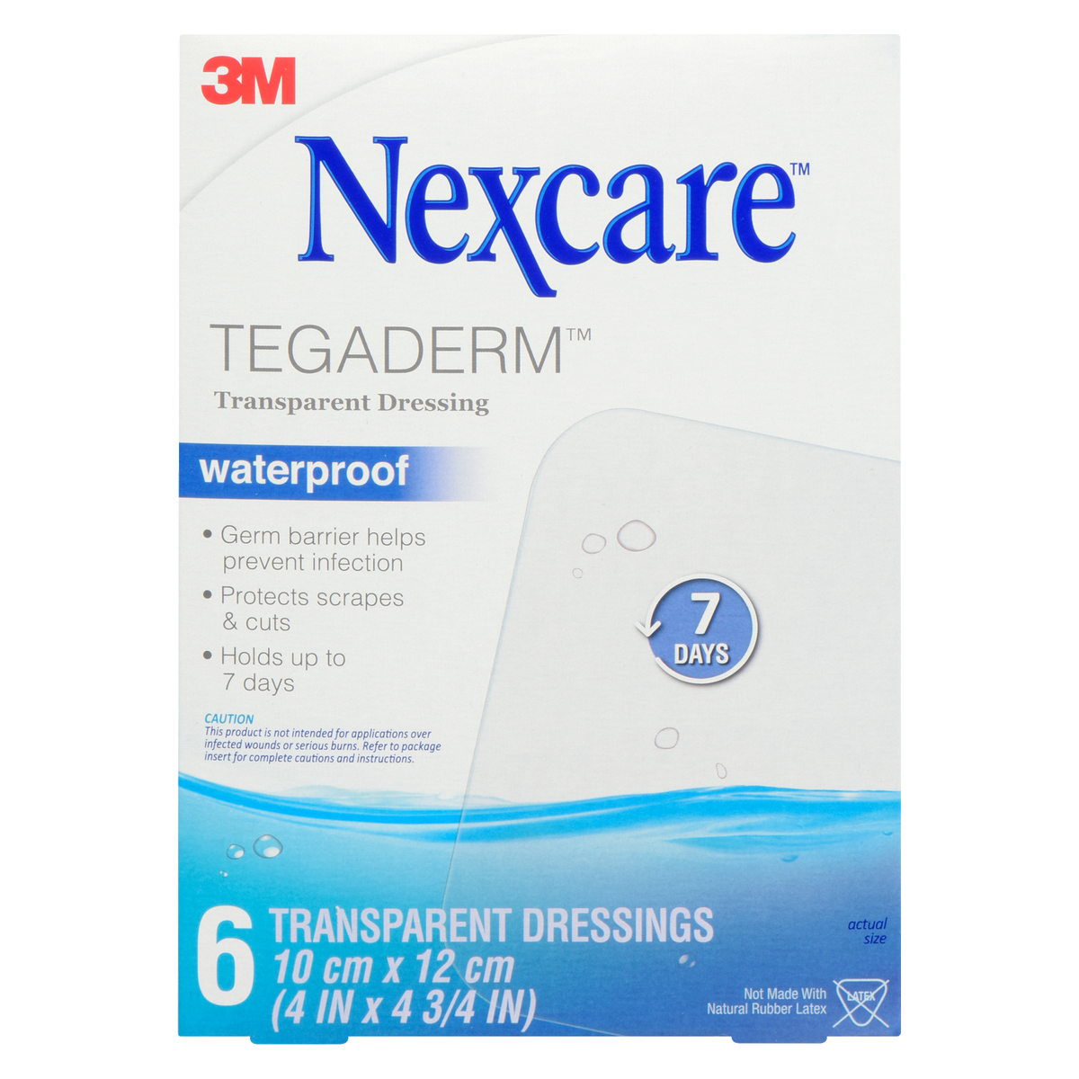 Nexcare Tegaderm Transparent Dressing Waterproof 6 Transparent Dressin ...