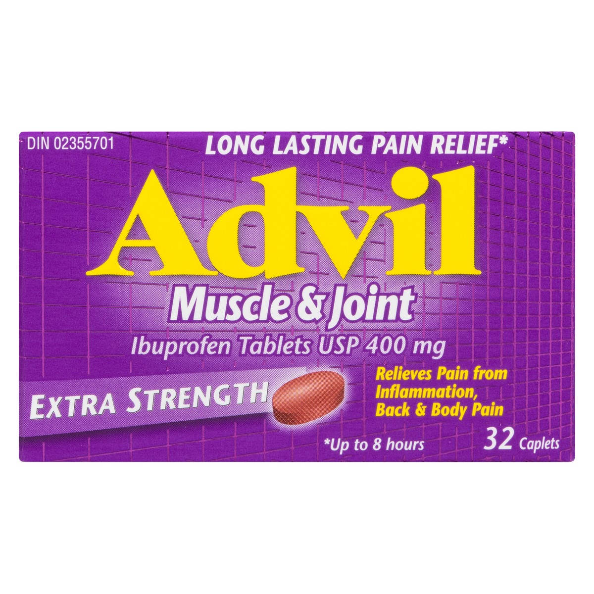 Advil Ibuprofen Tablets USP 400 mg Muscle & Joint Extra Strength 32 Ca ...