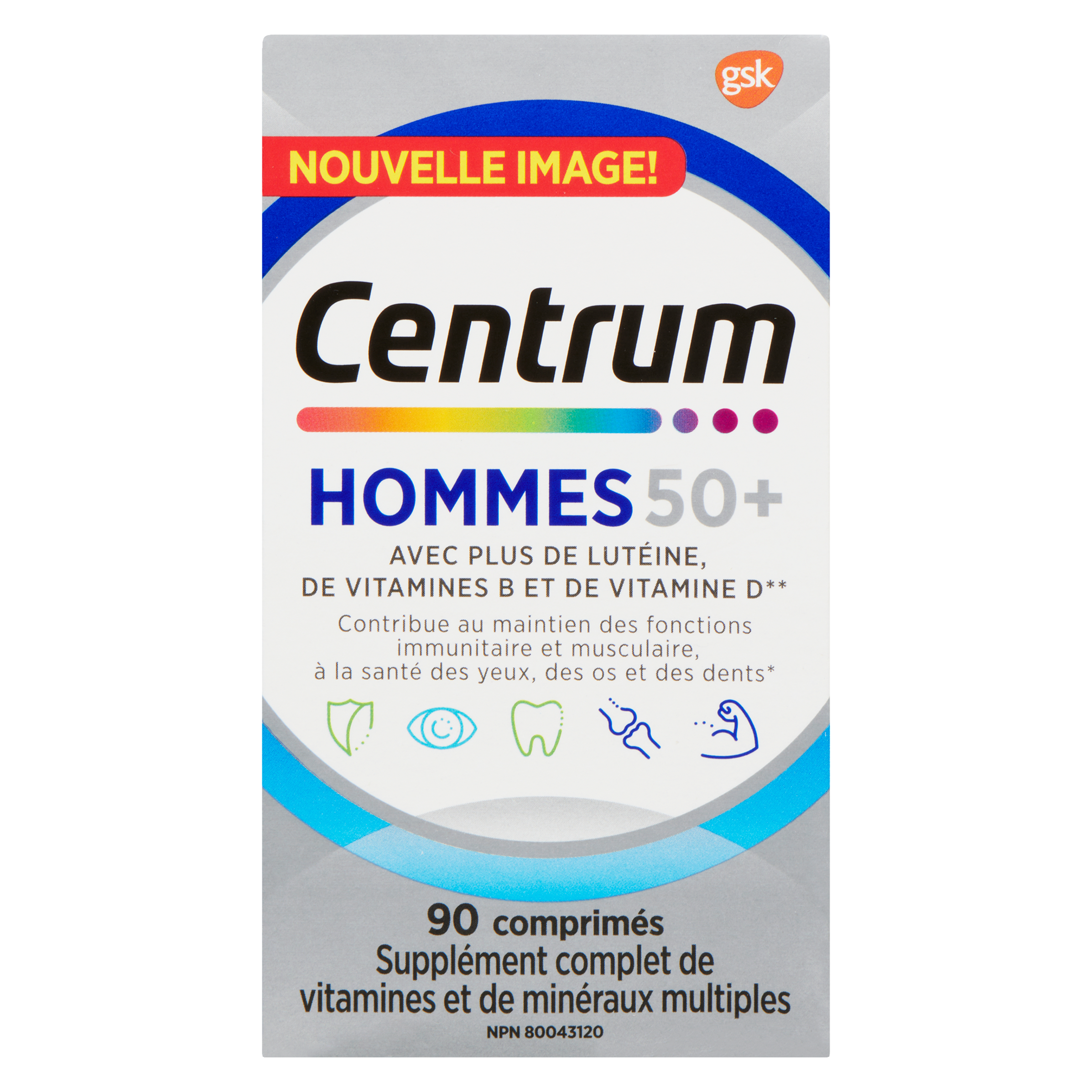 Centrum Complete Multivitamin/ Multimineral Supplement Men 50+ 90 Tabl ...