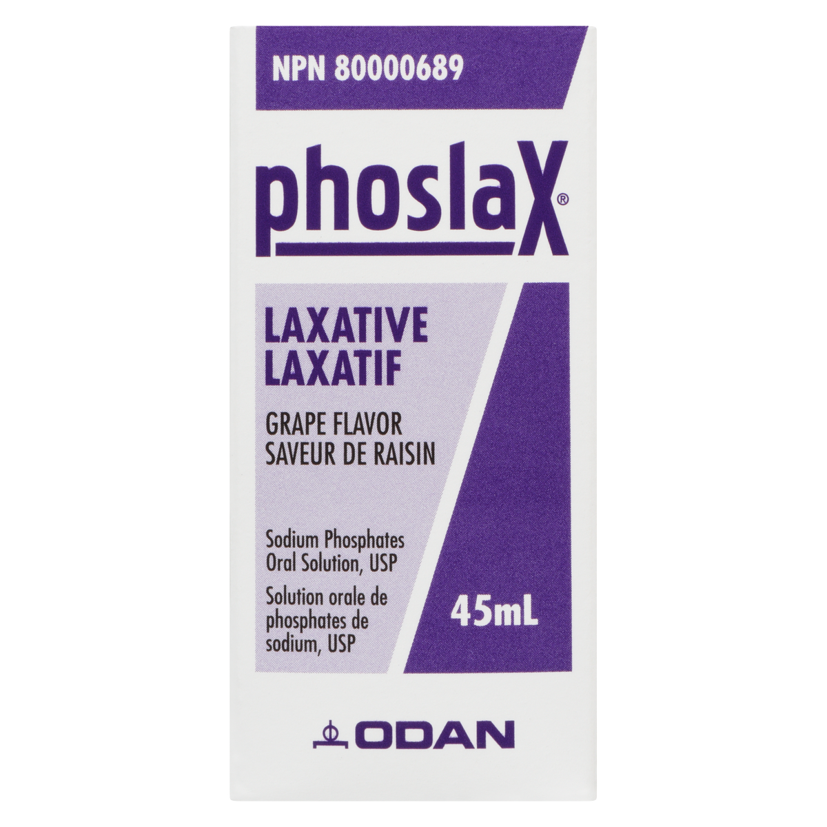 Phoslax Laxative Grape Flavor 45 ml — GreenShield Pharmacy Health Store