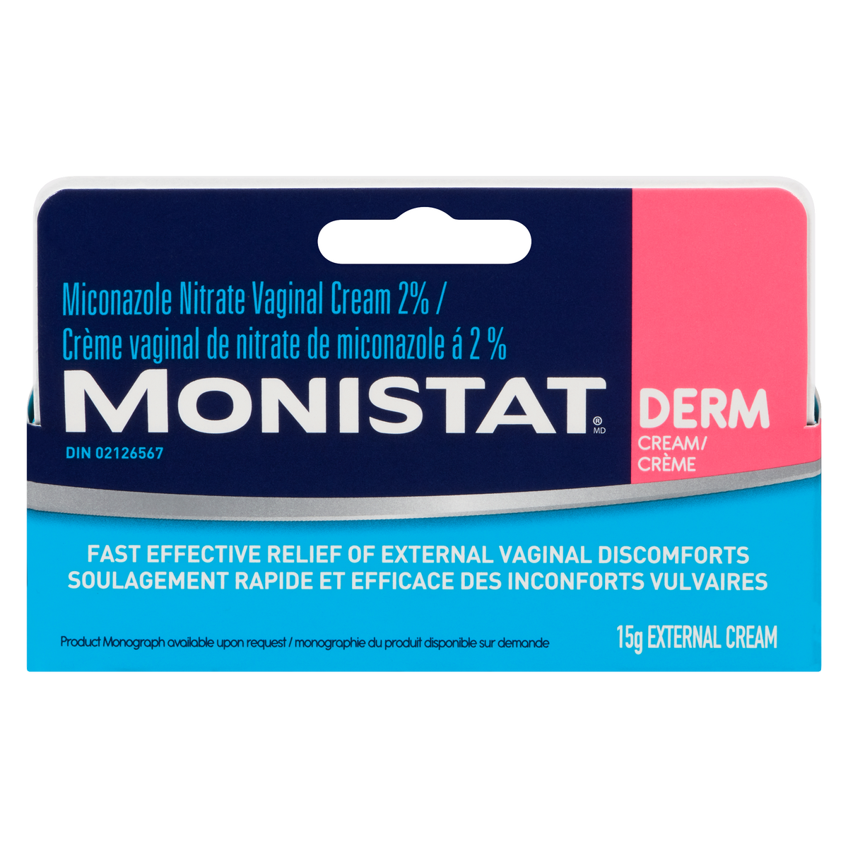 Monistat Derm Cream 15 g — GreenShield Pharmacy Health Store