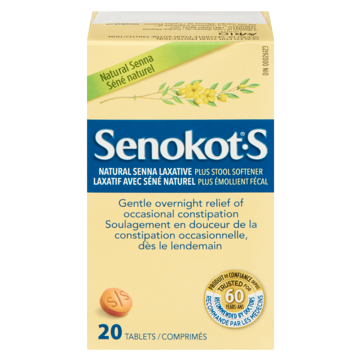 Sandoz Senna-S 60 Tablets — GreenShield Pharmacy Health Store